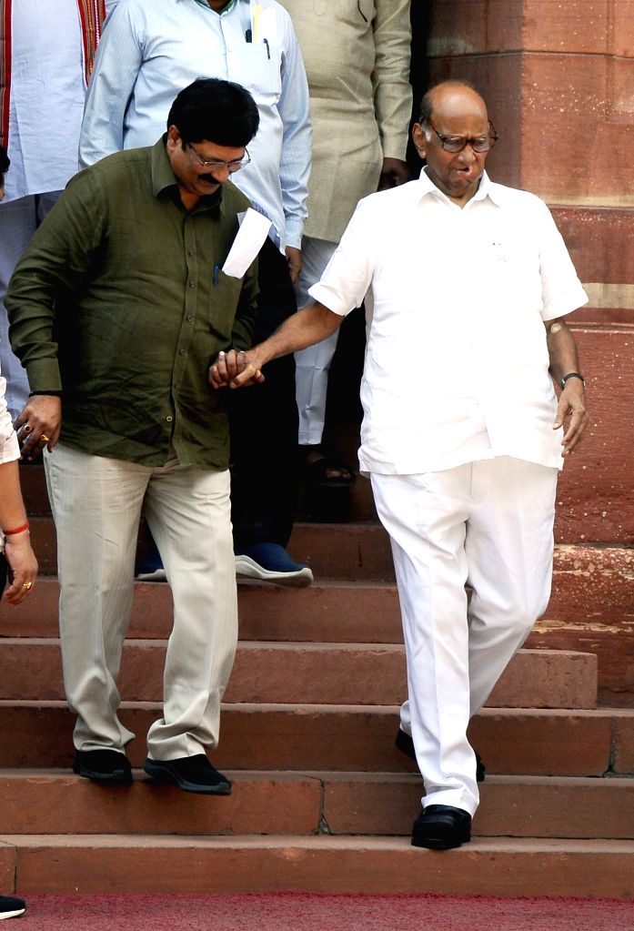 New Delhi : MPs at Parliament House