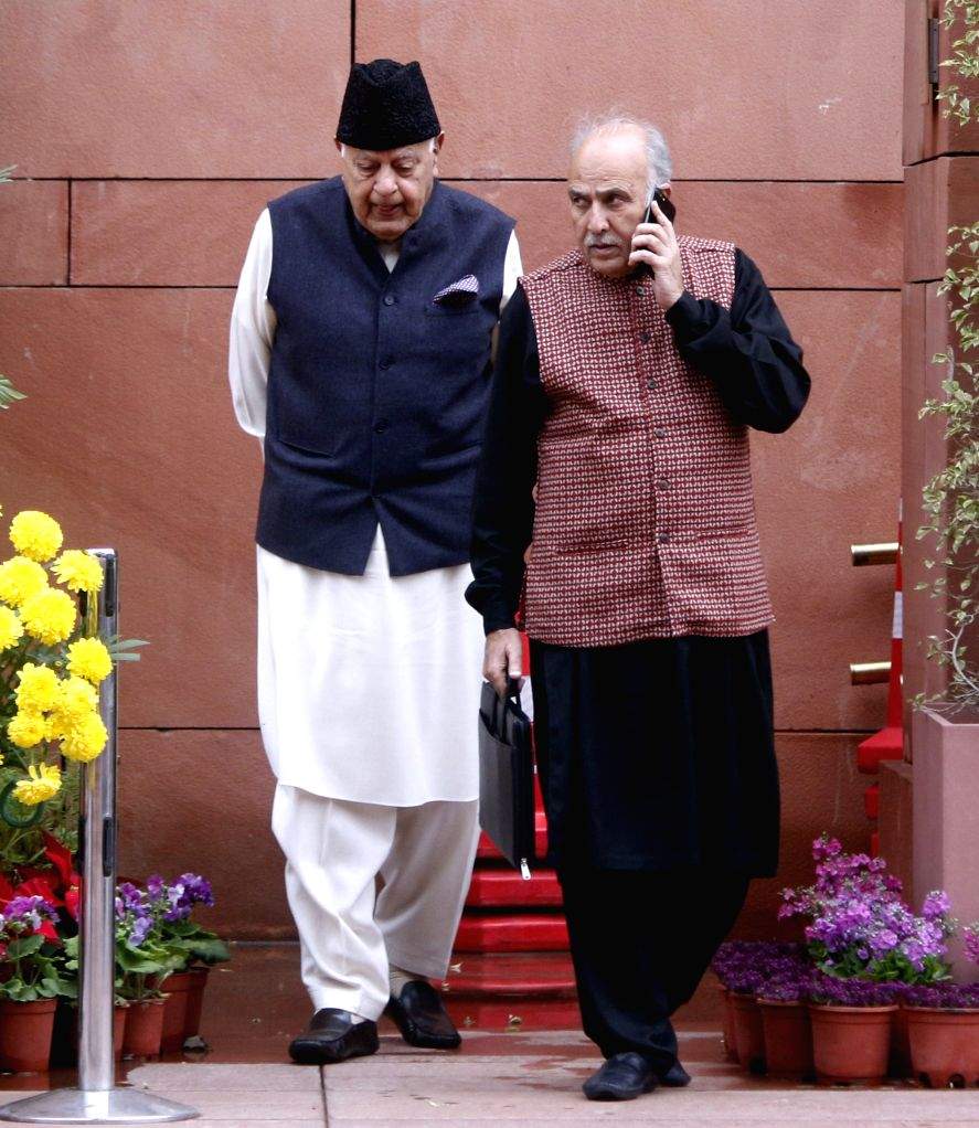 New Delhi : MPs at Parliament House