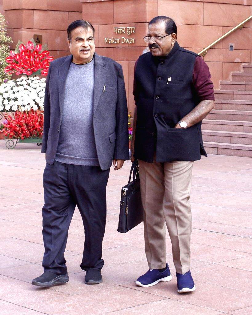 New Delhi : MPs at Parliament House