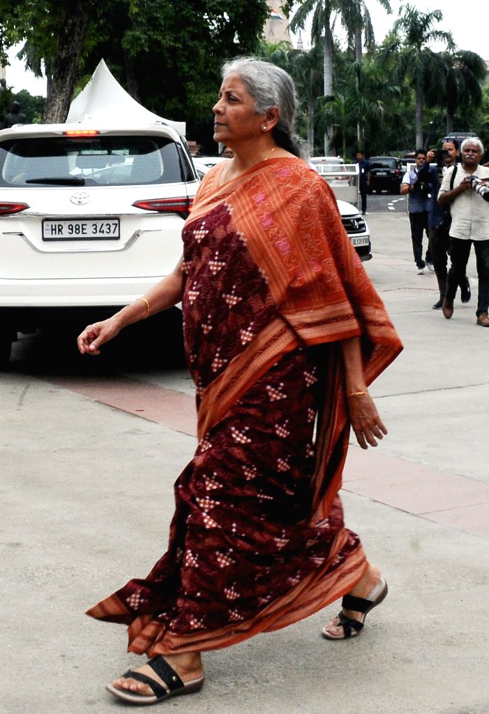New Delhi : MPs at Parliament House during the Monsoon Session