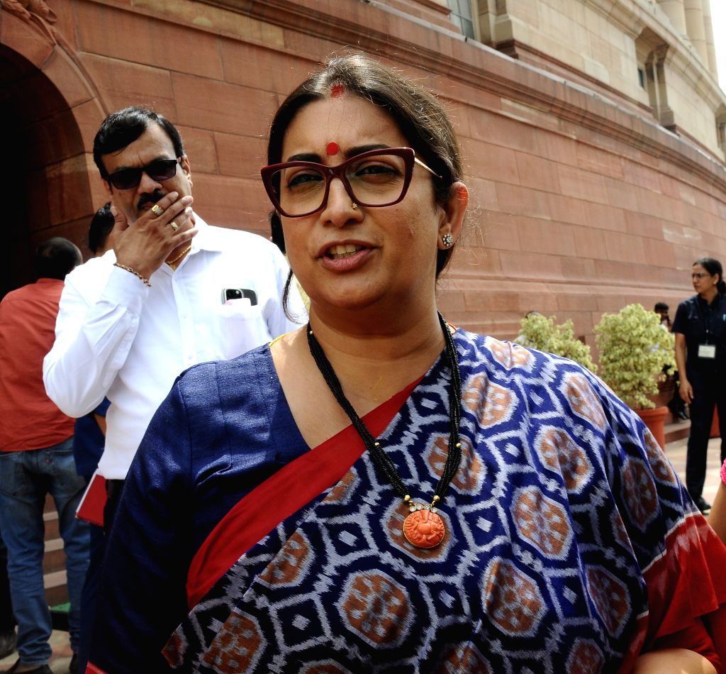 New Delhi : MPs At Parliament House During The Monsoon Session