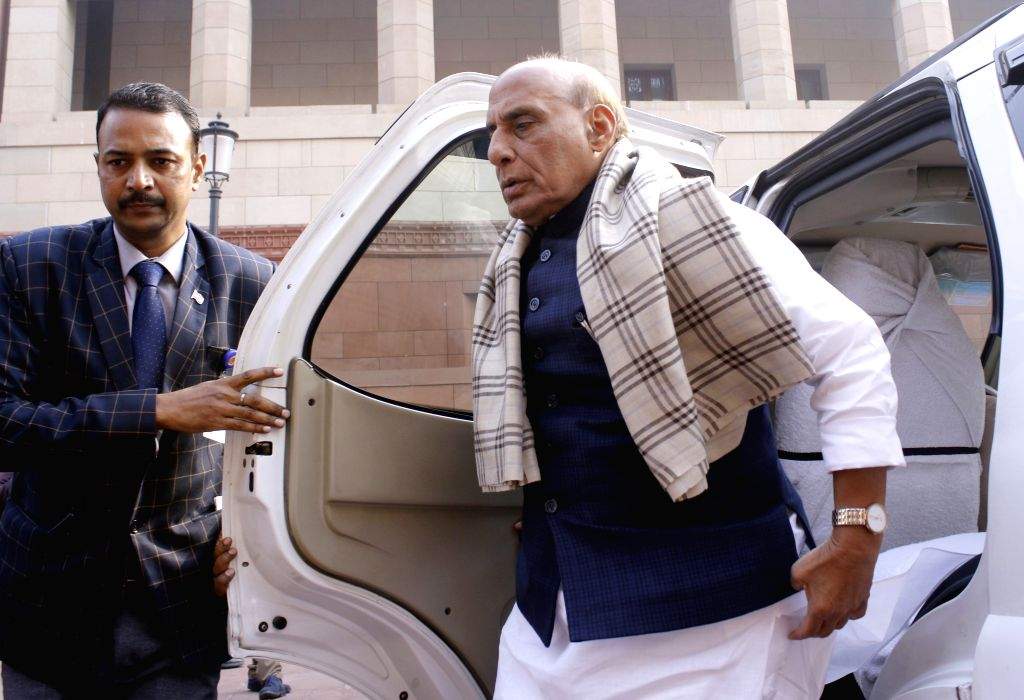 New Delhi : MPs at Parliament House during the winter session of Parliament