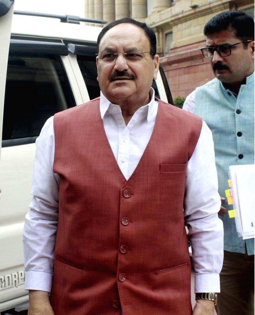 New Delhi : MPs at Parliament House during the Budget Session
