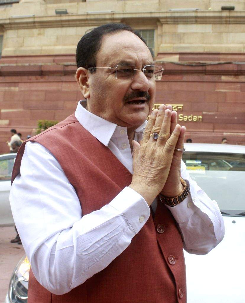 New Delhi : MPs at Parliament House during the Budget Session
