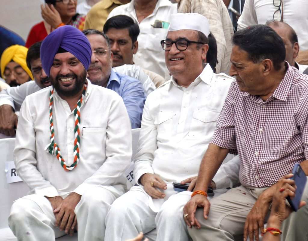 New Delhi : Newly appointed DPCC President Arvinder Singh Lovely during ...
