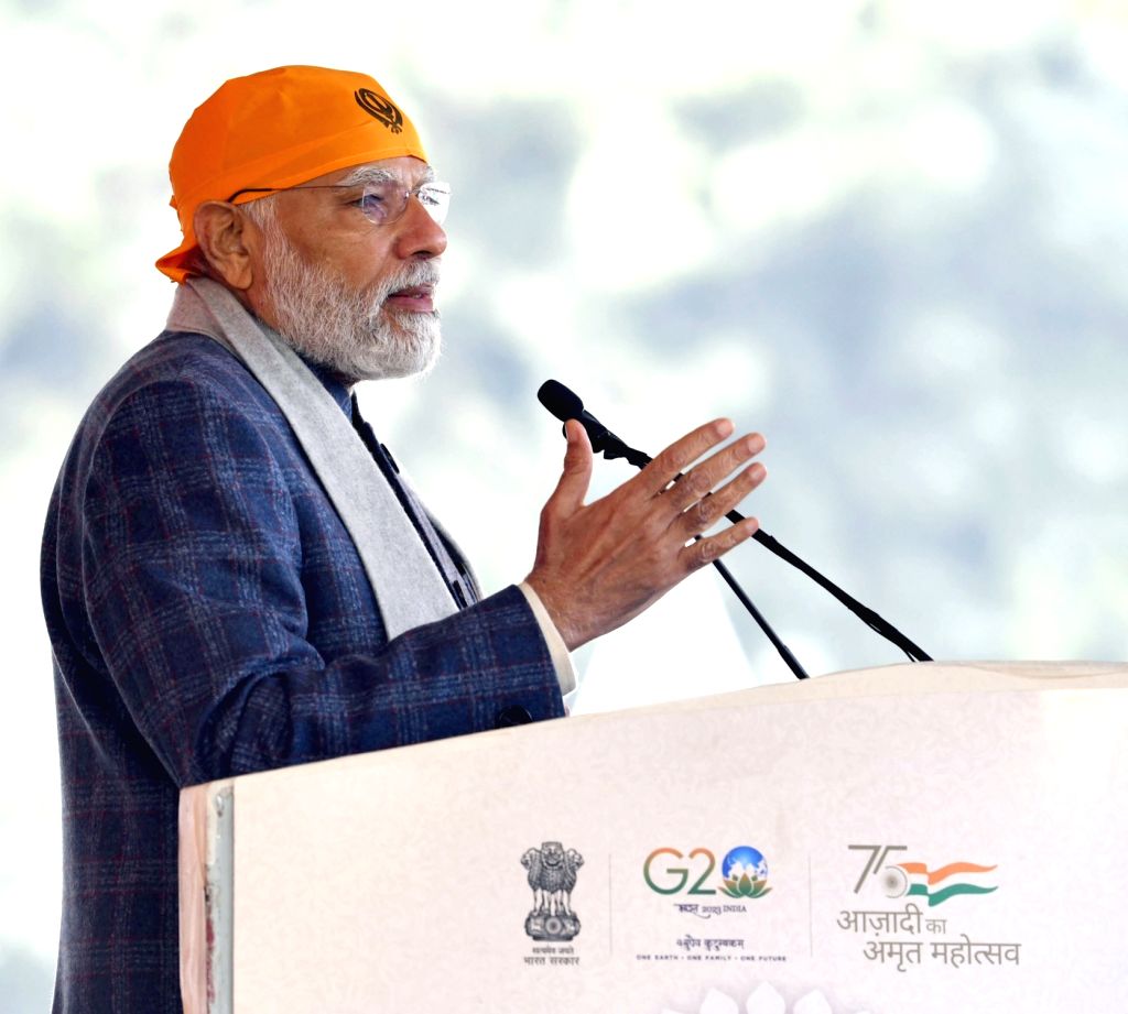 New Delhi : PM Modi addressing during 'Veer Baal Diwas' programme at ...
