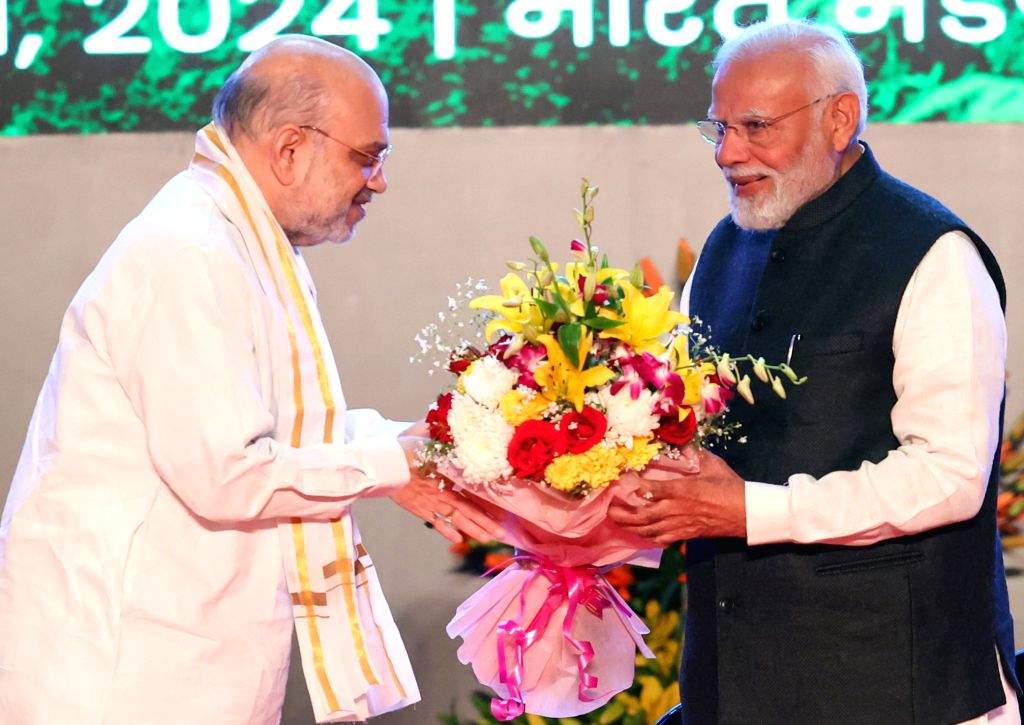 New Delhi : Prime Minister Narendra Modi during launch of multiple key ...