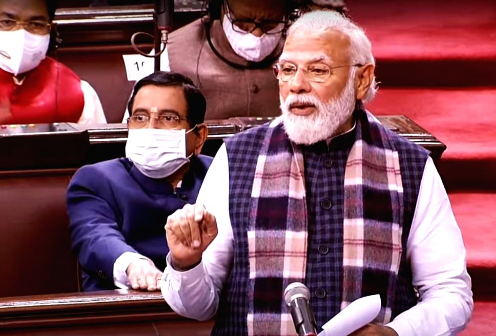 Congress throttled democracy in 1975: PM Modi in Rajya Sabha