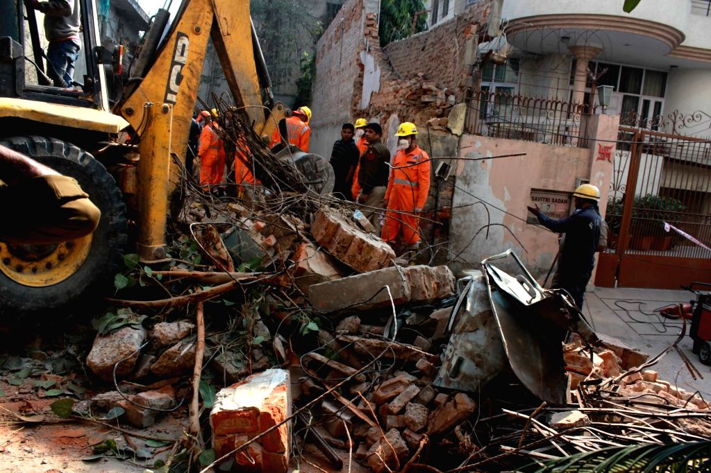 Four killed in Delhi building collapse
