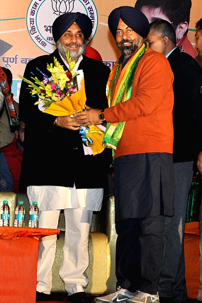 Sukhbir Singh Badal campaigns for Harmeet Singh Kalka