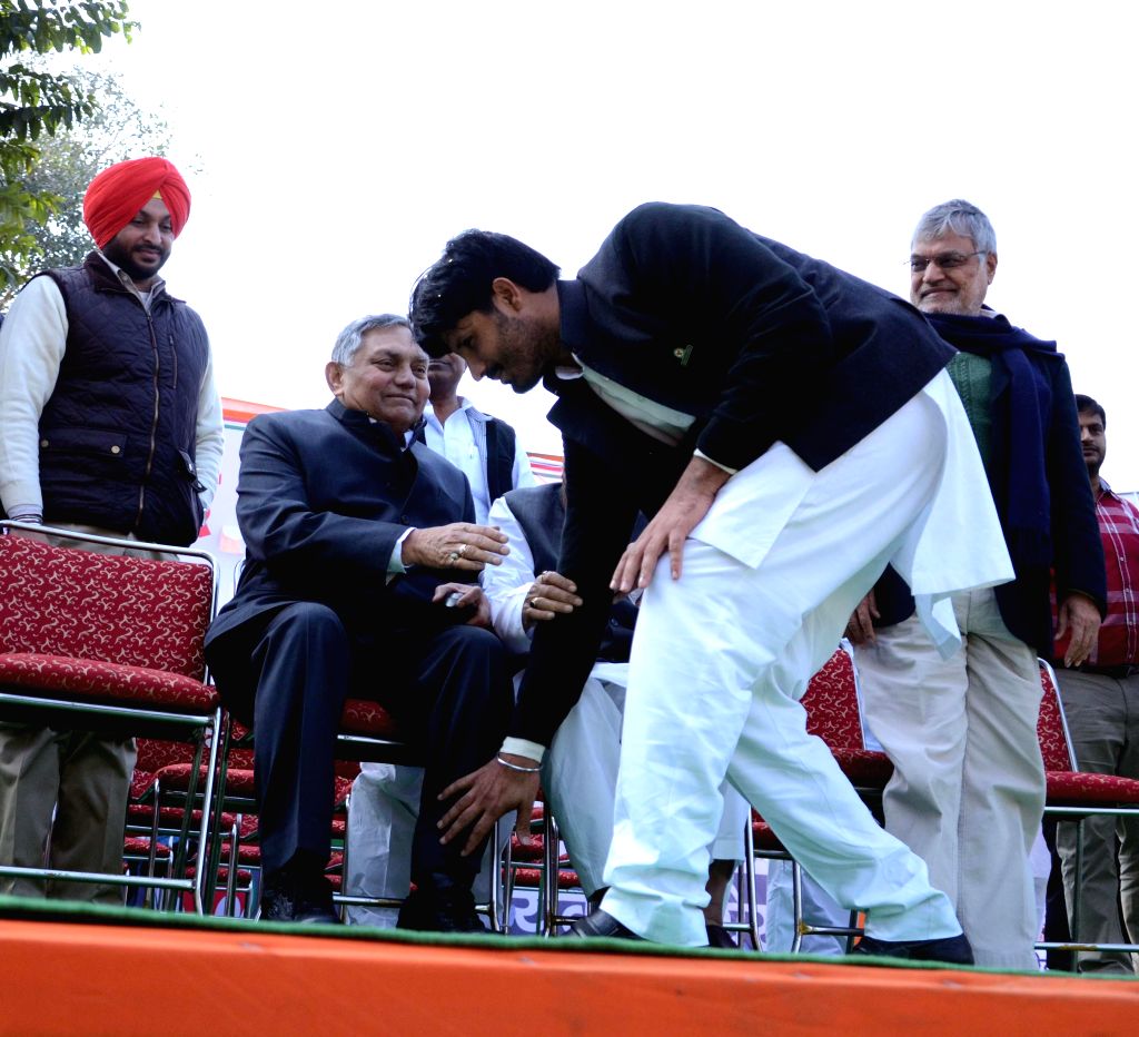 Indian Youth Congress chief Amrinder Singh Raja Brar
