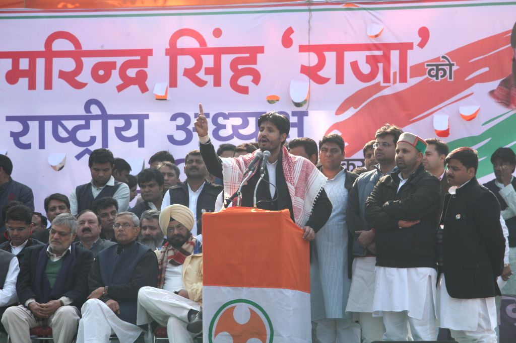 Indian Youth Congress chief Amrinder Singh Raja Brar