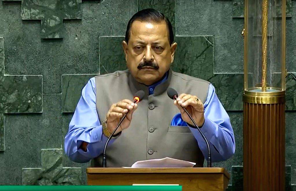 New Delhi : Union Minister Jitender SIngh takes oath as a Member of ...