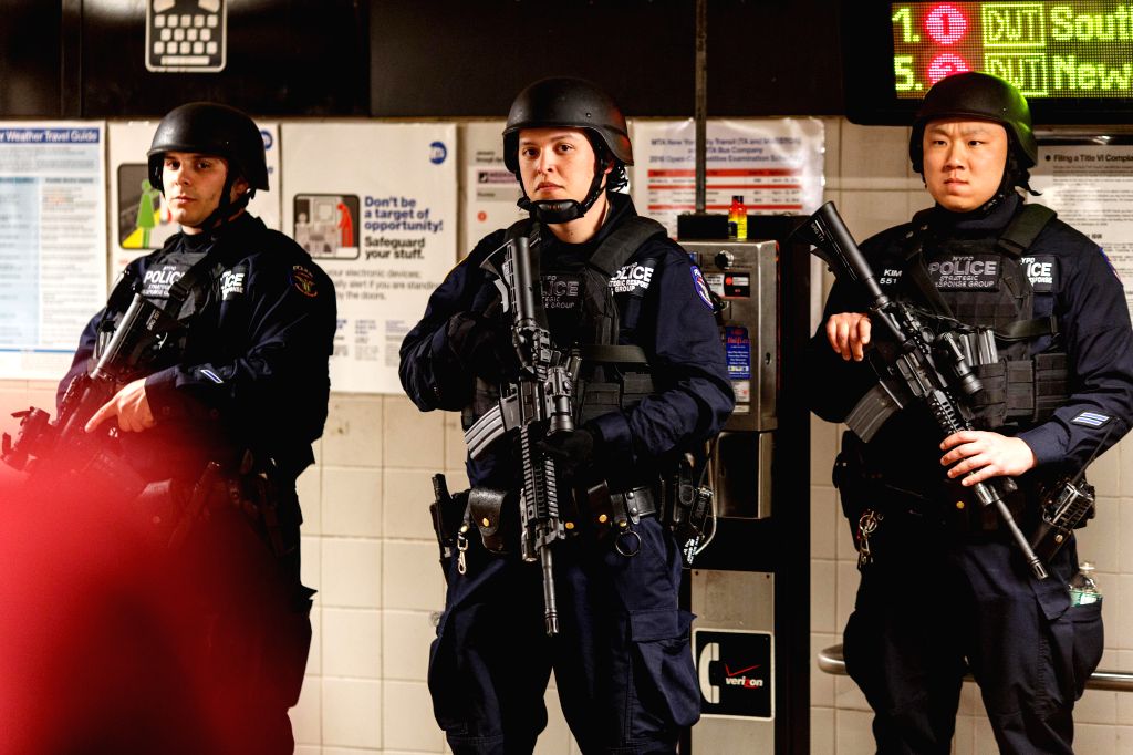U.S.-NEW YORK-NYPD-SECURITY-RAMPED UP