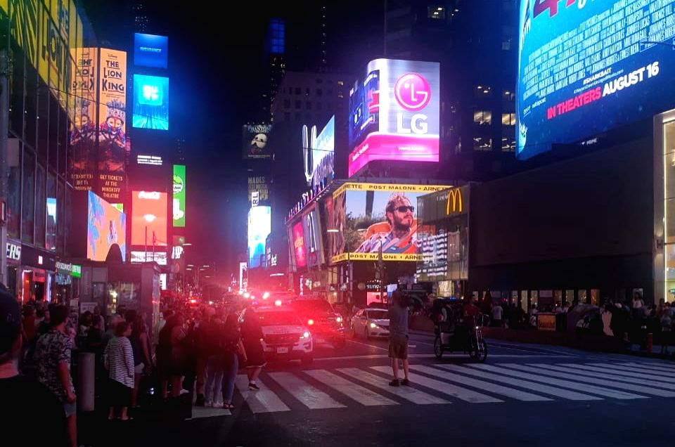 New York: Scare at Times Square
