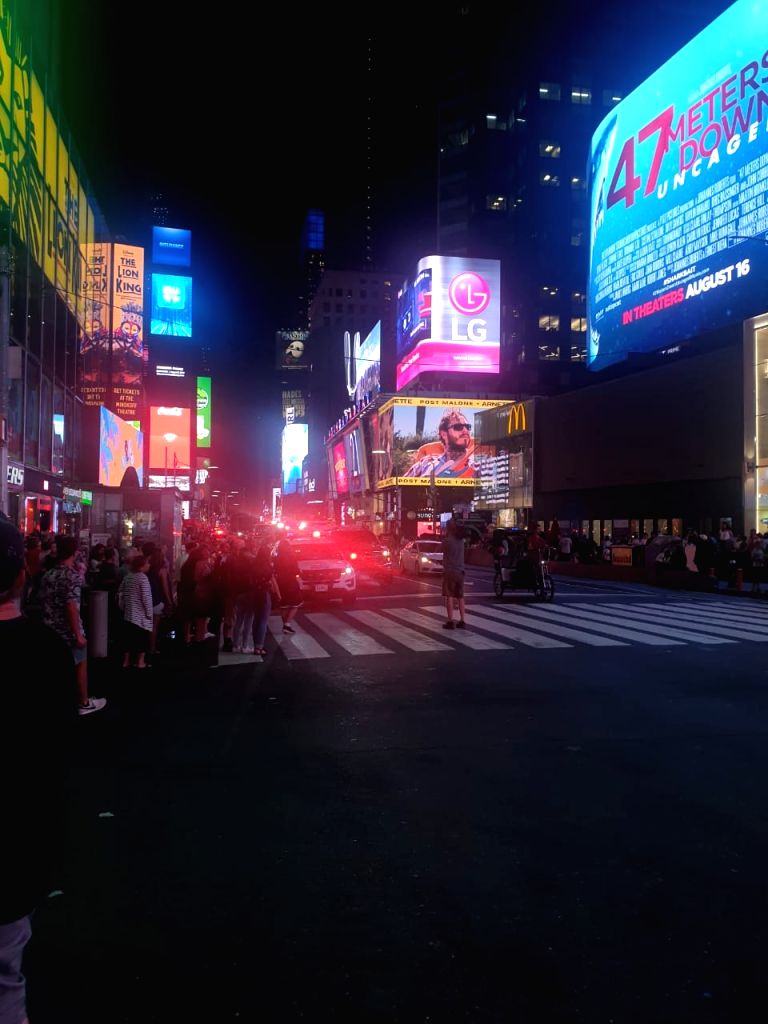 New York: Scare at Times Square