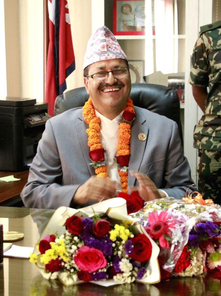 Kathmandu: Newly appointed Foreign Minister of Nepal N.P. Saud takes ...