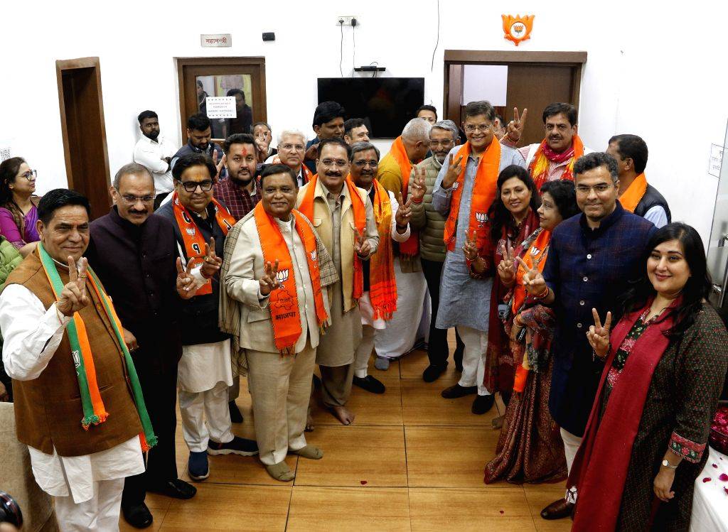 Newly Elected BJP MLAs Meet with Senior Leaders