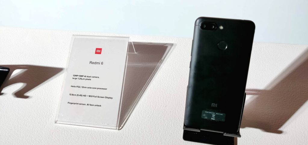Xiaomi Redmi 6 series smartphone launch