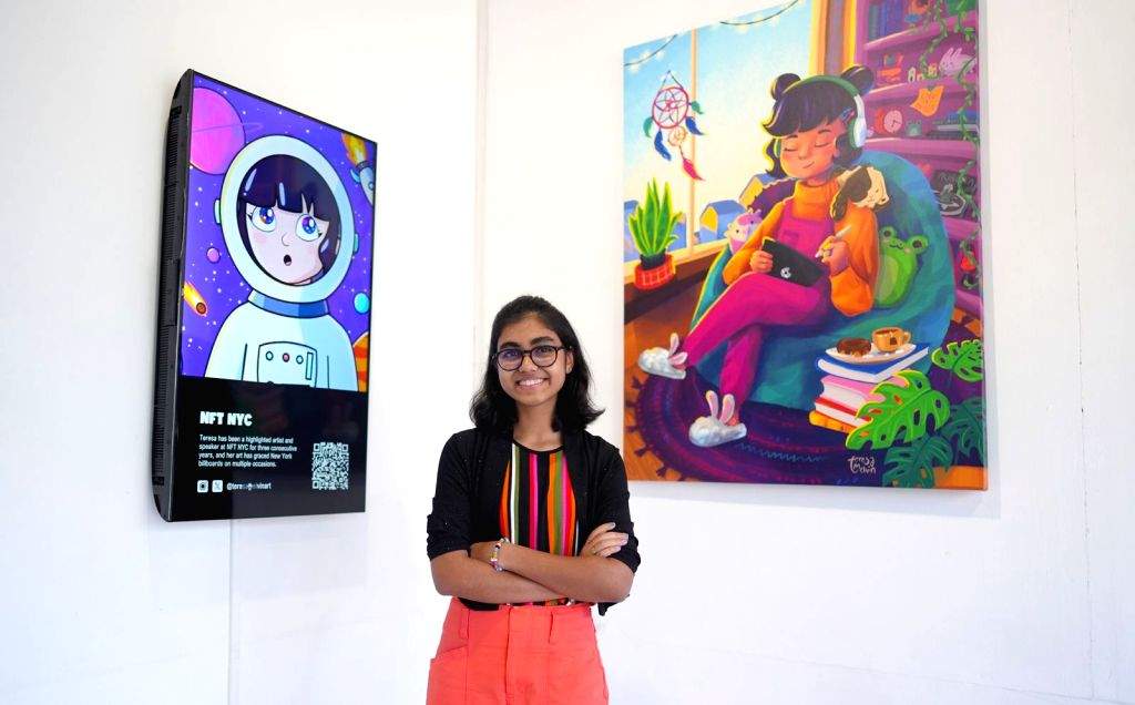 NFT exhibition by Indian-American girl enthralls Kerala kids