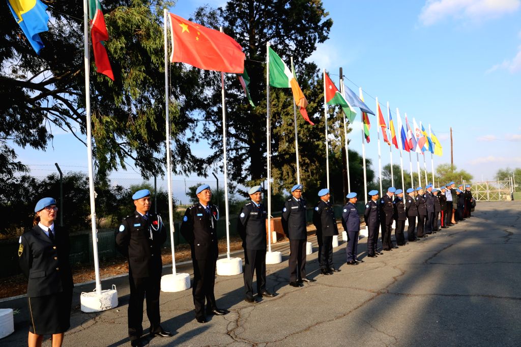 CYPRUS-NICOSIA-UN MEDAL-POLICE-PRESENTATION