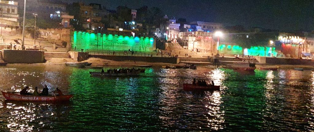Varanasi: Nightlife in Varanasi UP.