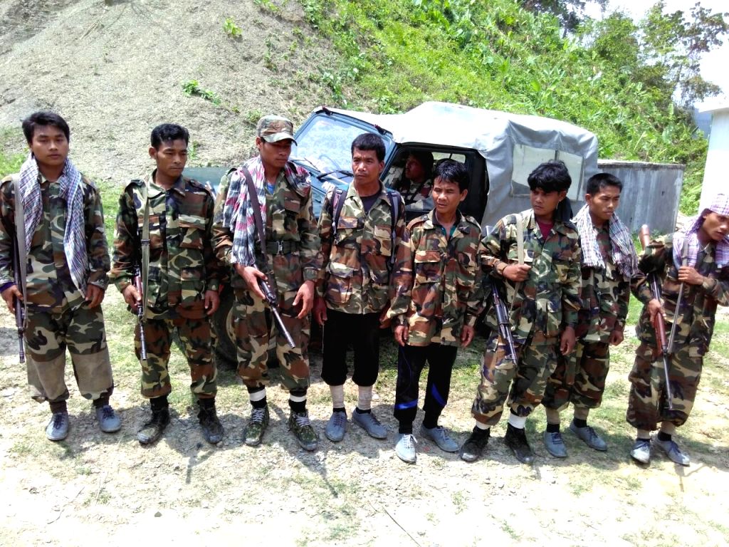 Kanchanpur (Tripura): Nine NLFT militants surrender