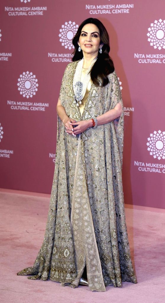 : Mumbai: Nita Ambani poses for a photograph