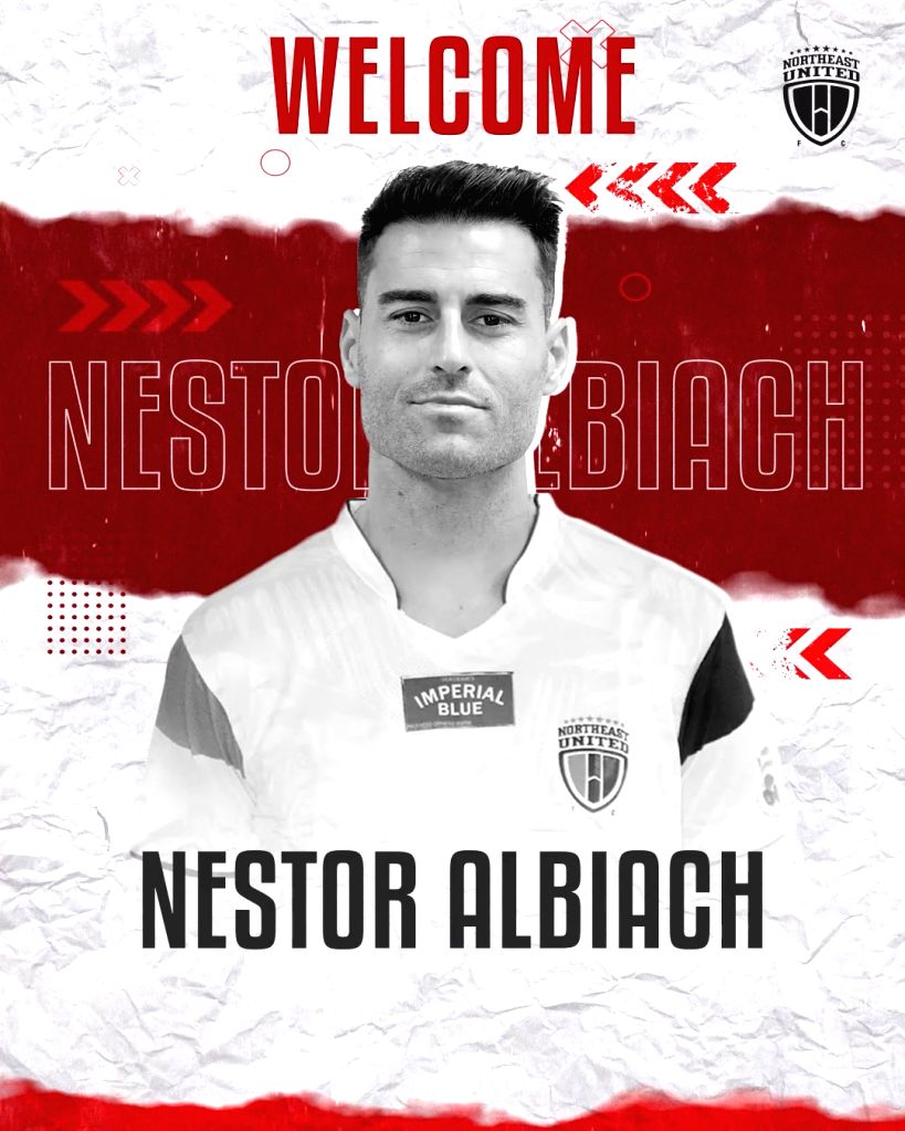 NorthEast United FC sign Spanish attacker Nestor Albiach ahead of 2023 ...