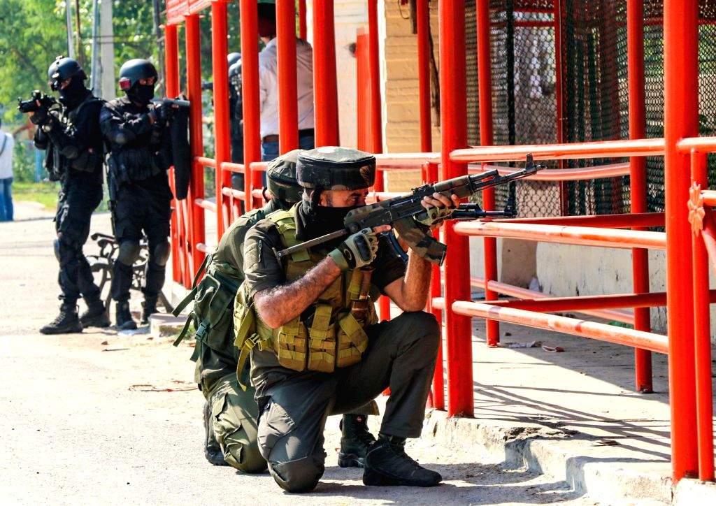 NSG and SOG personnel conduct mock drill ahead of Amarnath Yatra