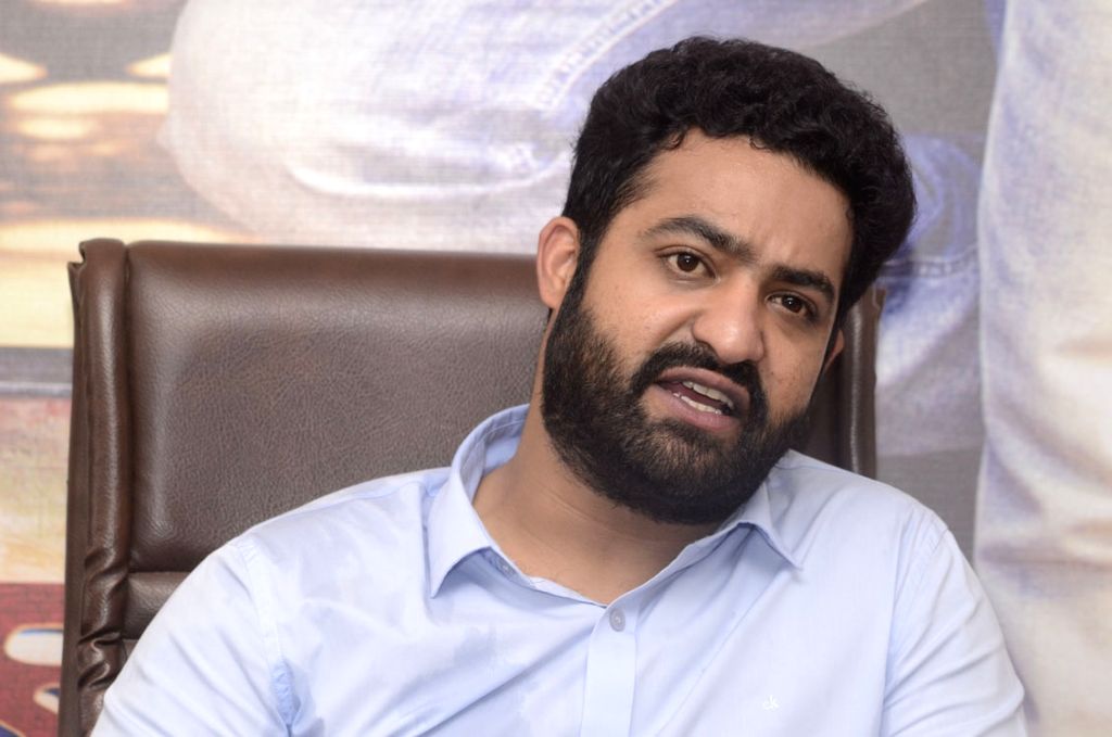 NTR Spoke to media on his Janata Garage movie today in Hyderabad