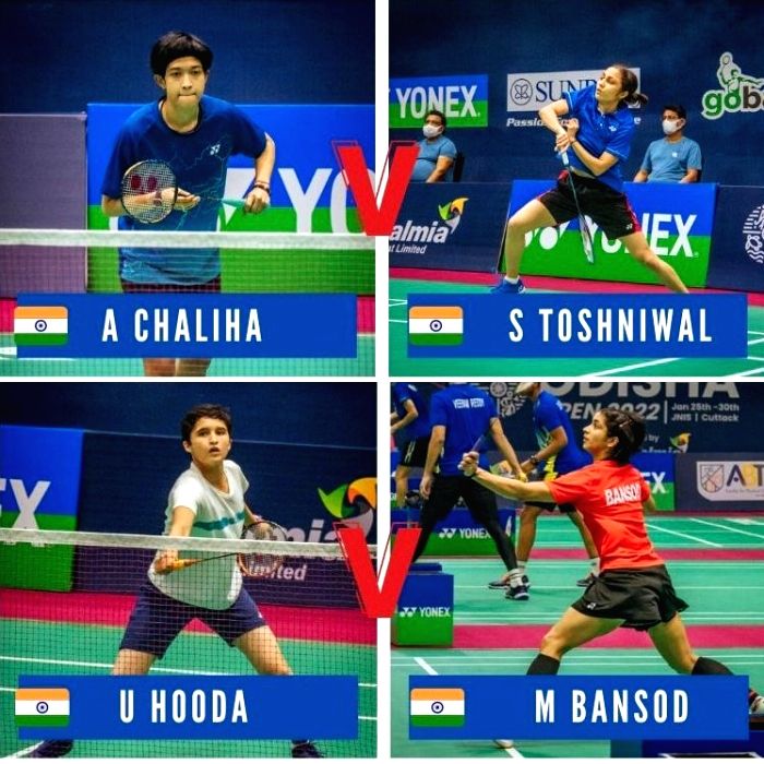 Free photo : Odisha Open badminton: Malvika Bansod, Ashmita Chaliha ...