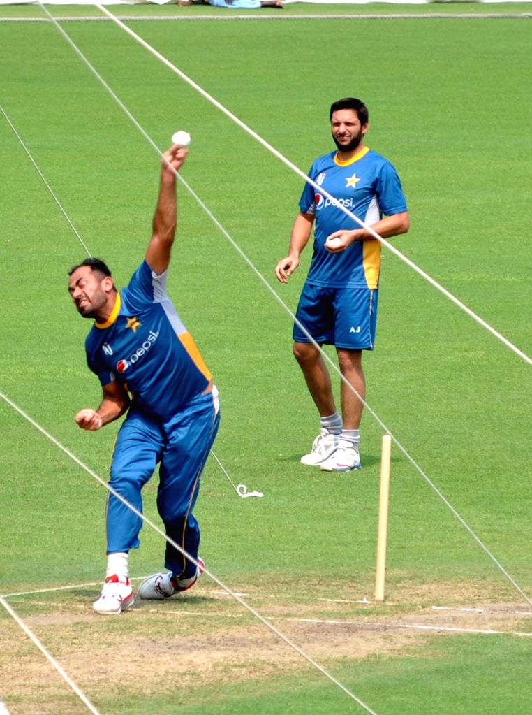 Pakistan practice session