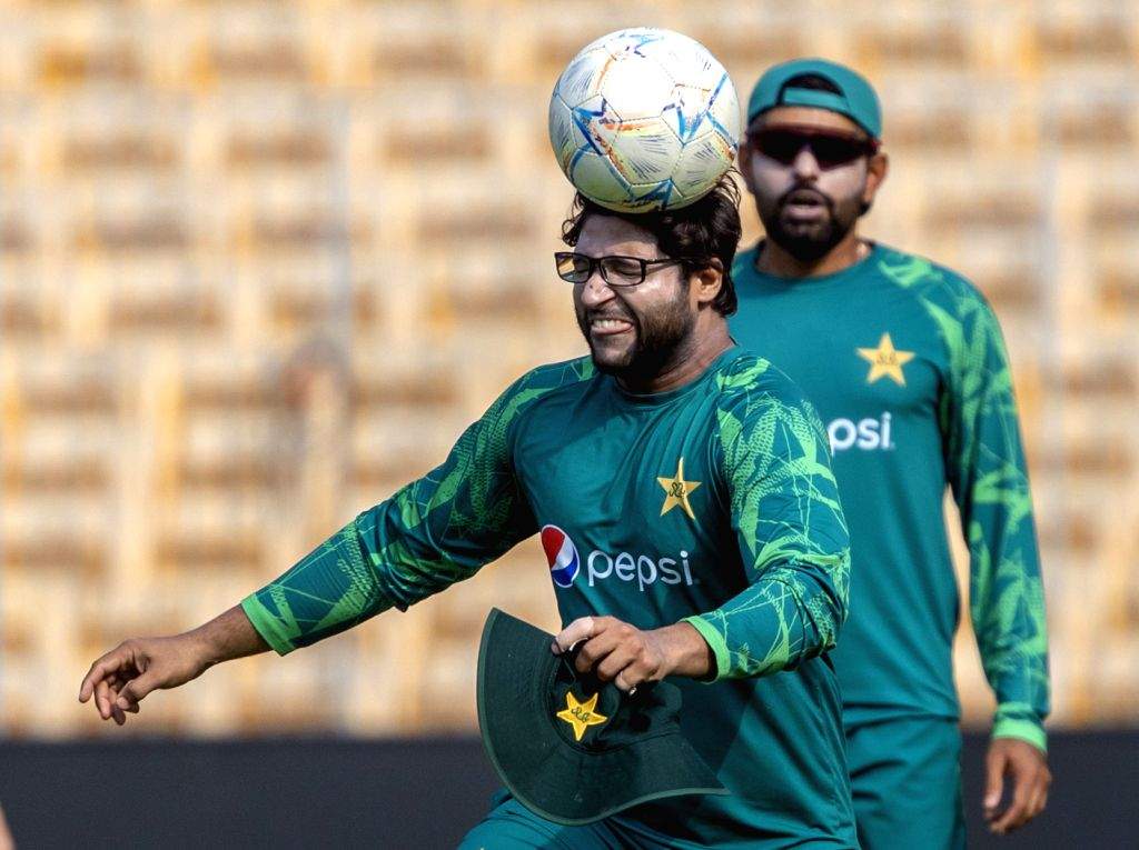 Pakistan Players During A Practice Session Ahead Of Their ICC World Cup ...