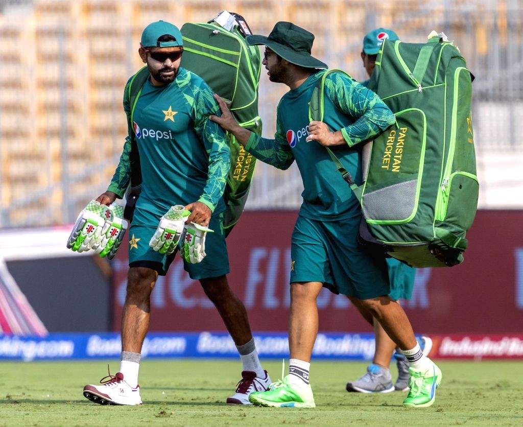 Pakistan Players During A Practice Session Ahead Of Their ICC World Cup ...