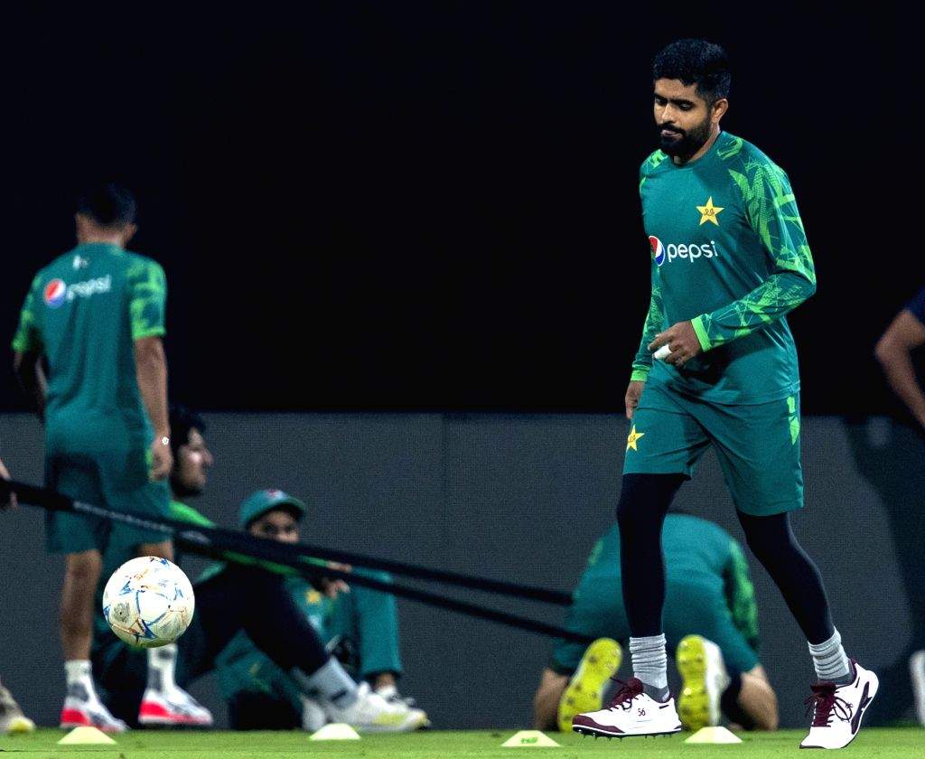Pakistan's Players During A Practice Session Ahead Of Their ICC World ...
