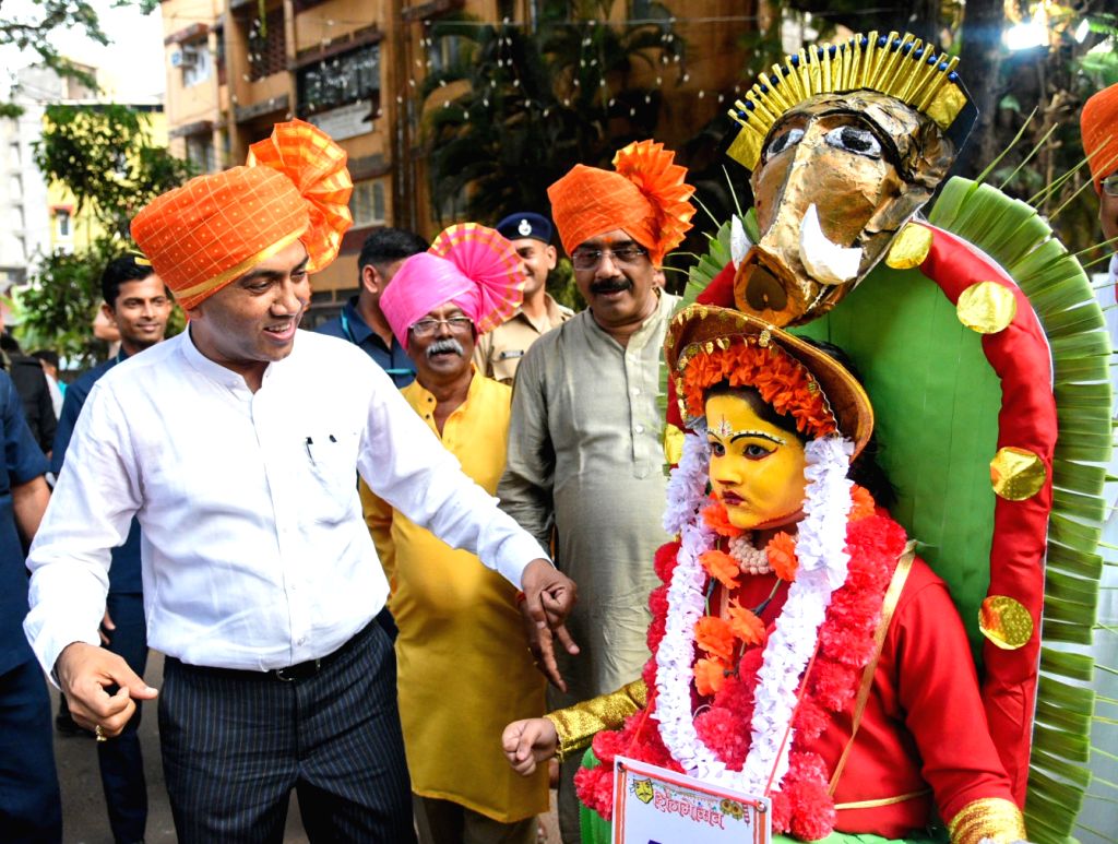 Goa Chief Minister Pramod Sawant attended the colorful Shigmotsav Parade