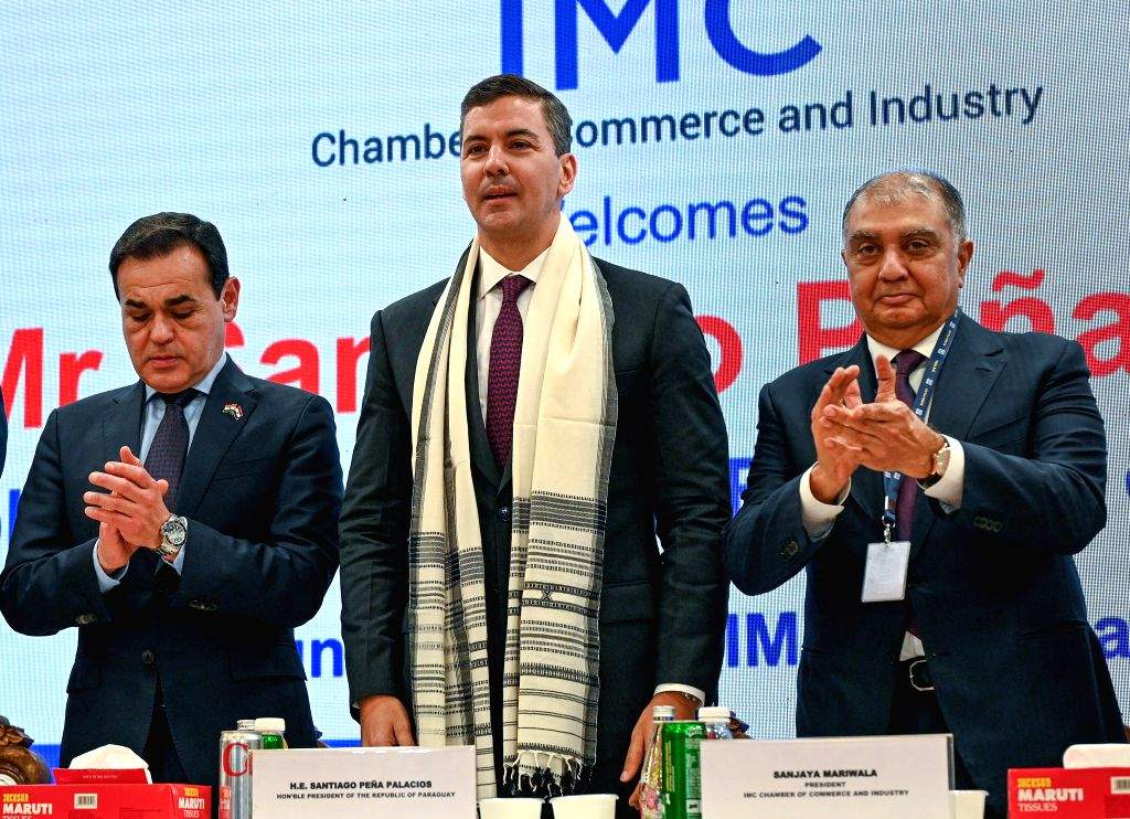 Paraguay President Santiago Peña meets Indian business leaders in Mumbai