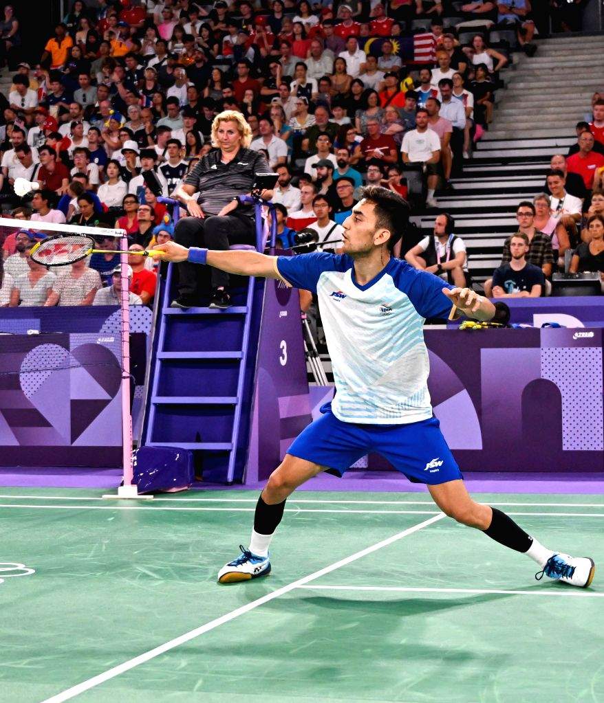 Paris : India's Lakshya Sen and Prannoy H. S. during their men's ...