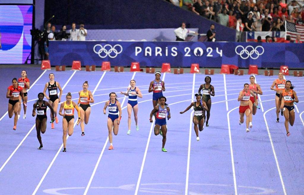 Paris : Women's 4x100 final at the Paris Olympics 2024