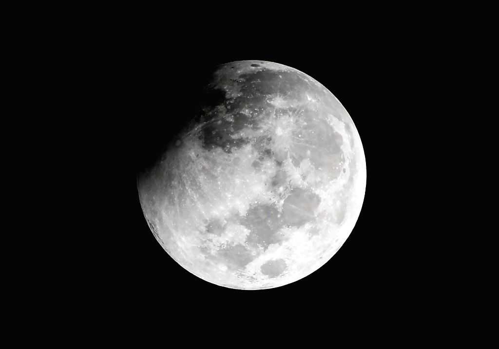 Partial lunar eclipse