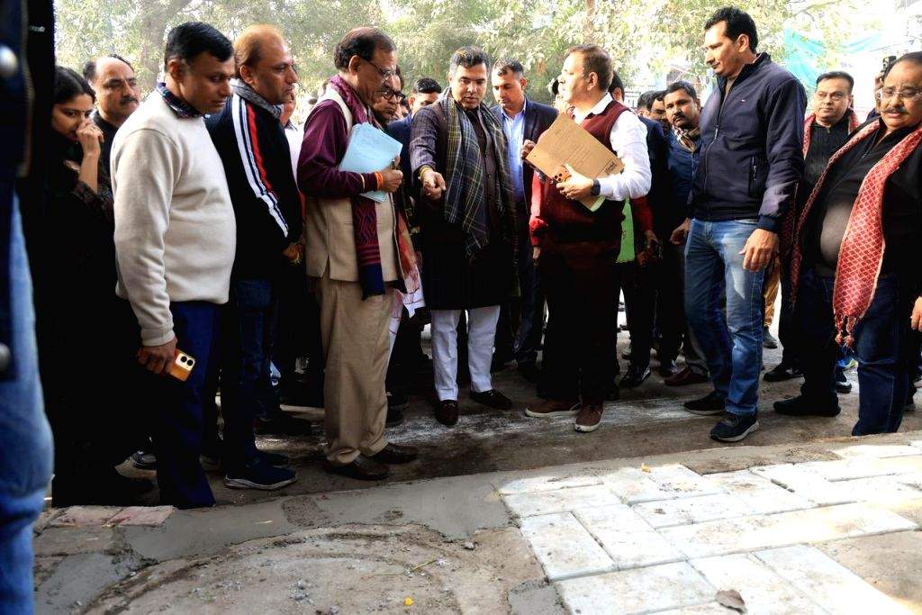 Parvesh Sahib Singh Inspects Civic Infrastructure