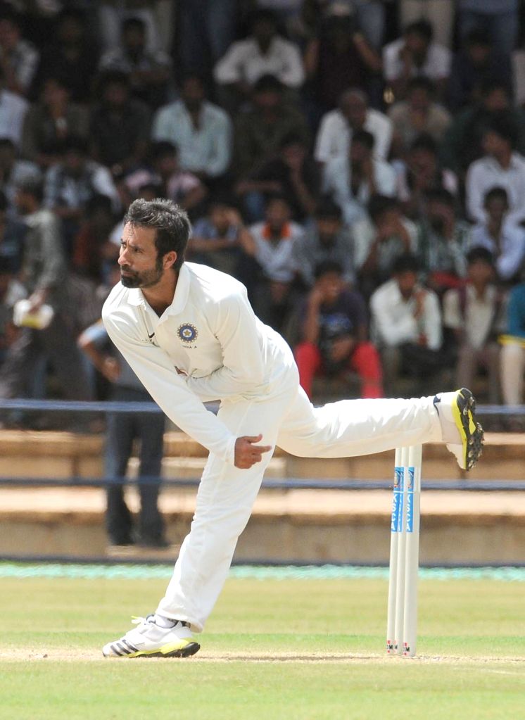 Mysore : Day 2- unofficial 1st Test Match between India A and West Indies A