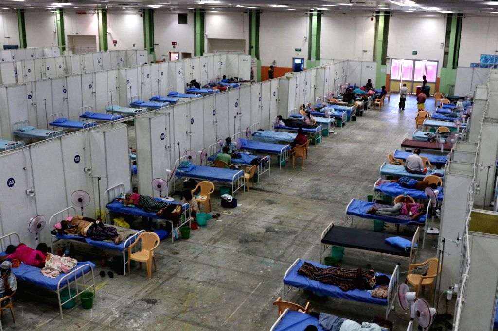 Patient at one of the Covid isolation center in chennai