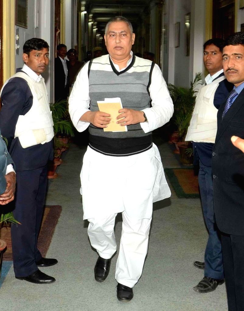 Bihar CM comes out after cabinet meeting