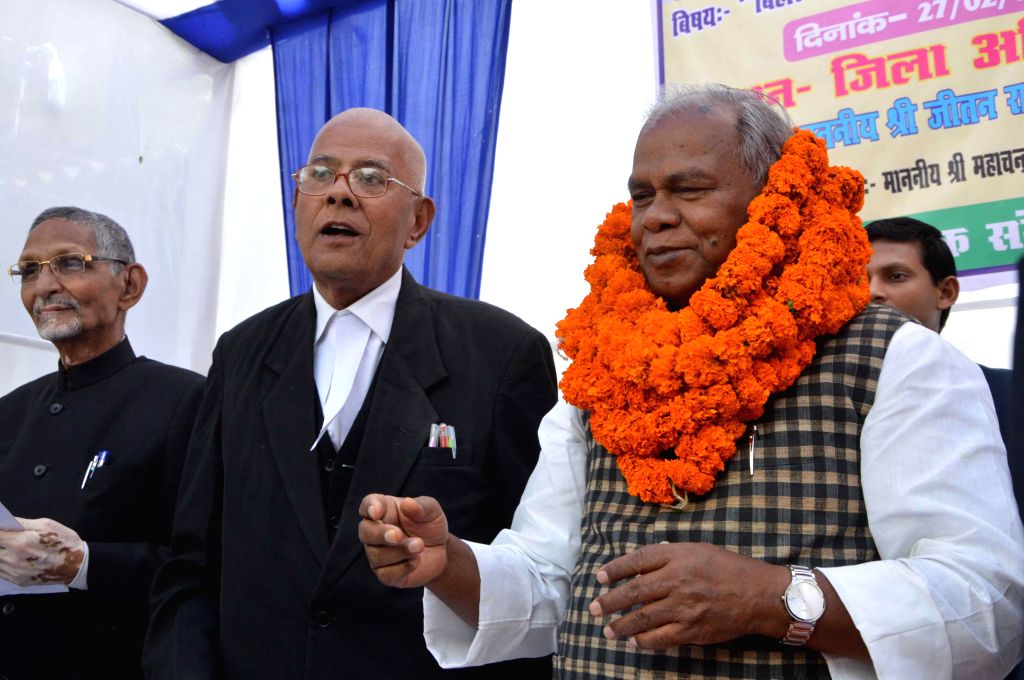 Jitan Ram Manjhi felicitated