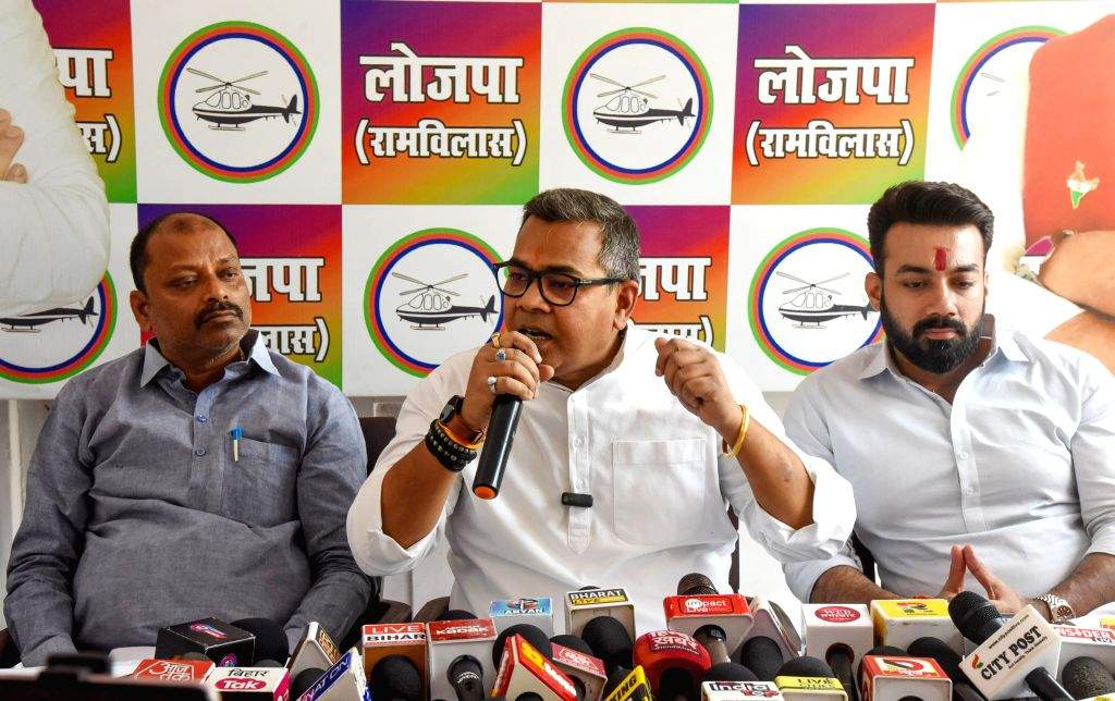 Media briefing by LJP (R) leadership