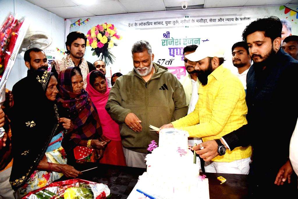 MP Rajesh Ranjan alias Pappu Yadav celebrates his birthday