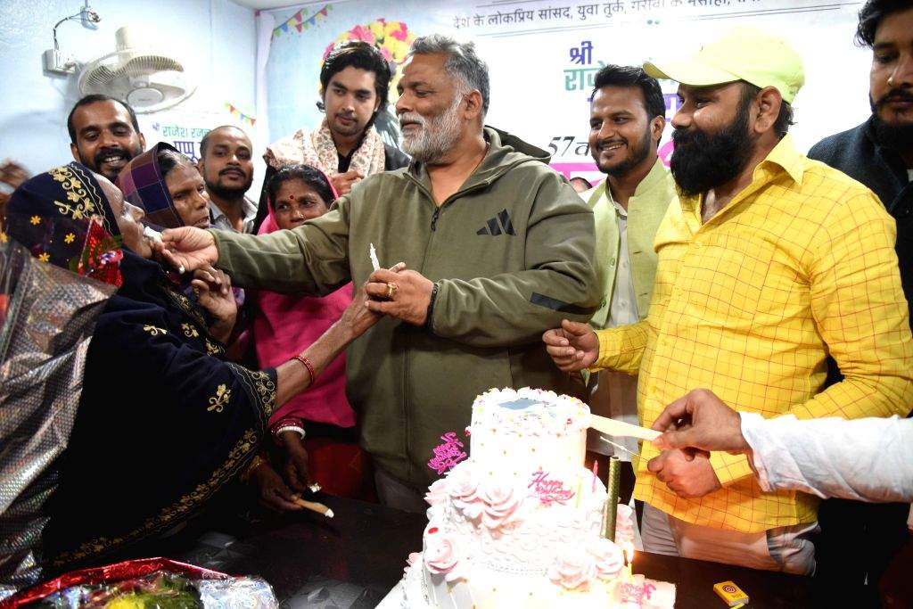MP Rajesh Ranjan alias Pappu Yadav celebrates his birthday