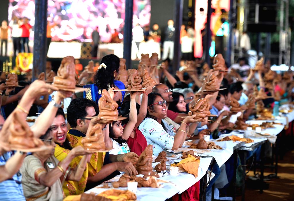 Lord Ganesha clay idols